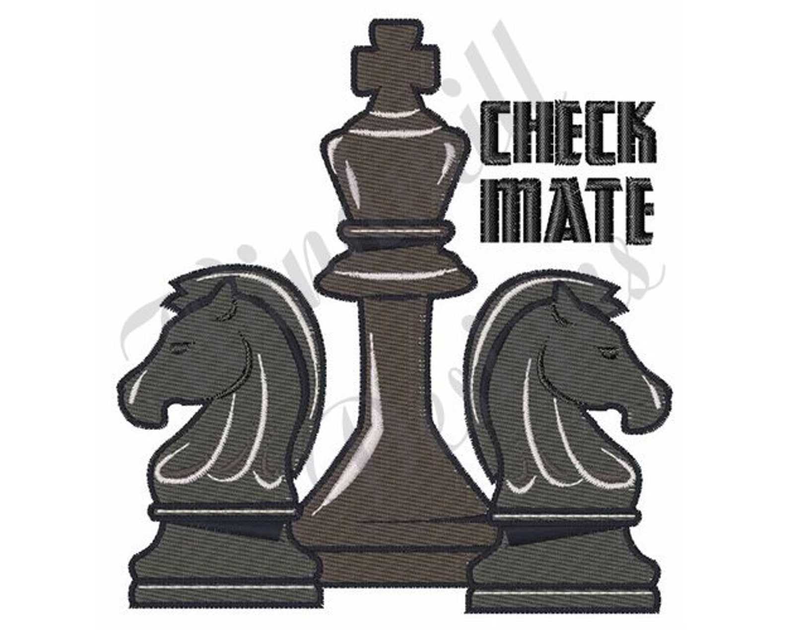 Check Mate Chess - Machine Embroidery Design, Embroidery Designs ...