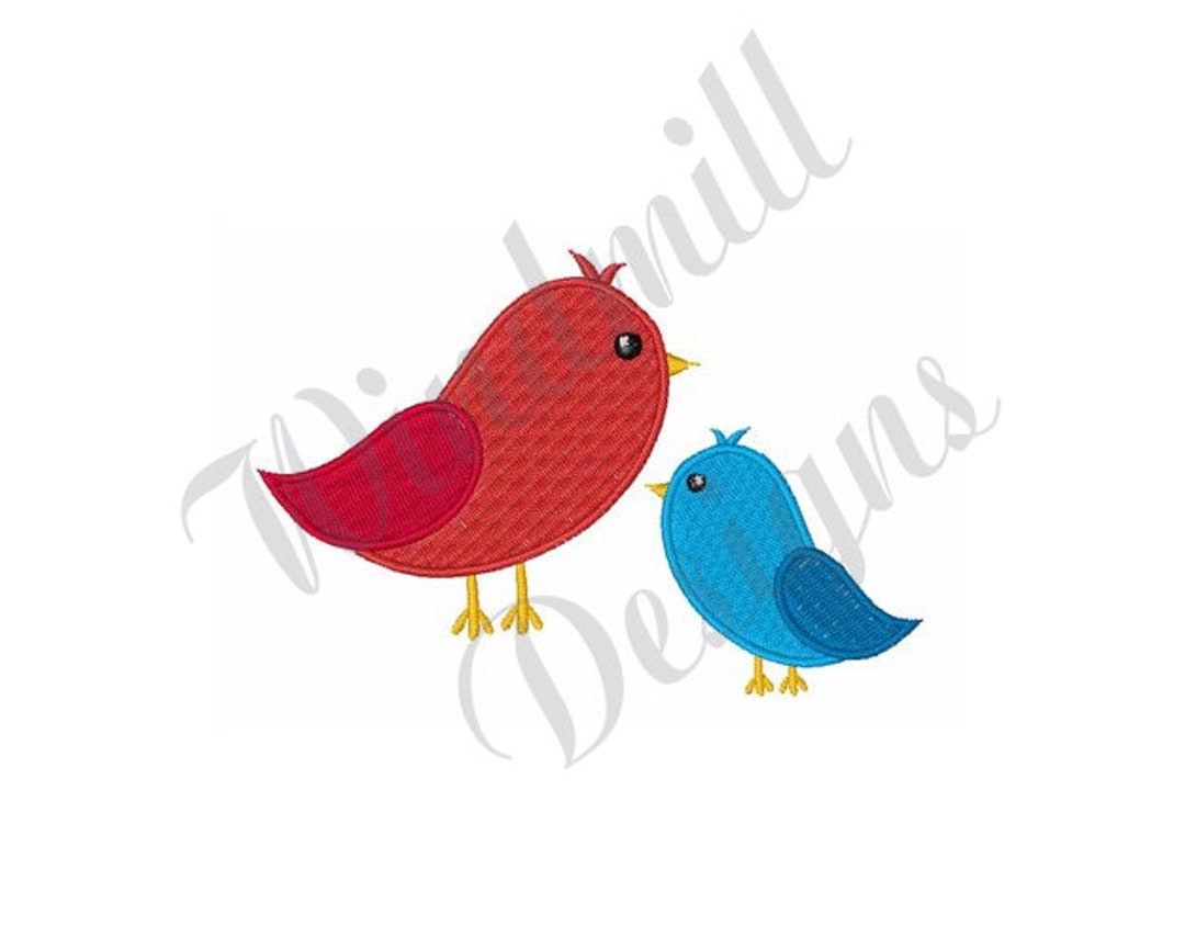 Spring Birds - Machine Embroidery Design, Embroidery Designs, Machine ...