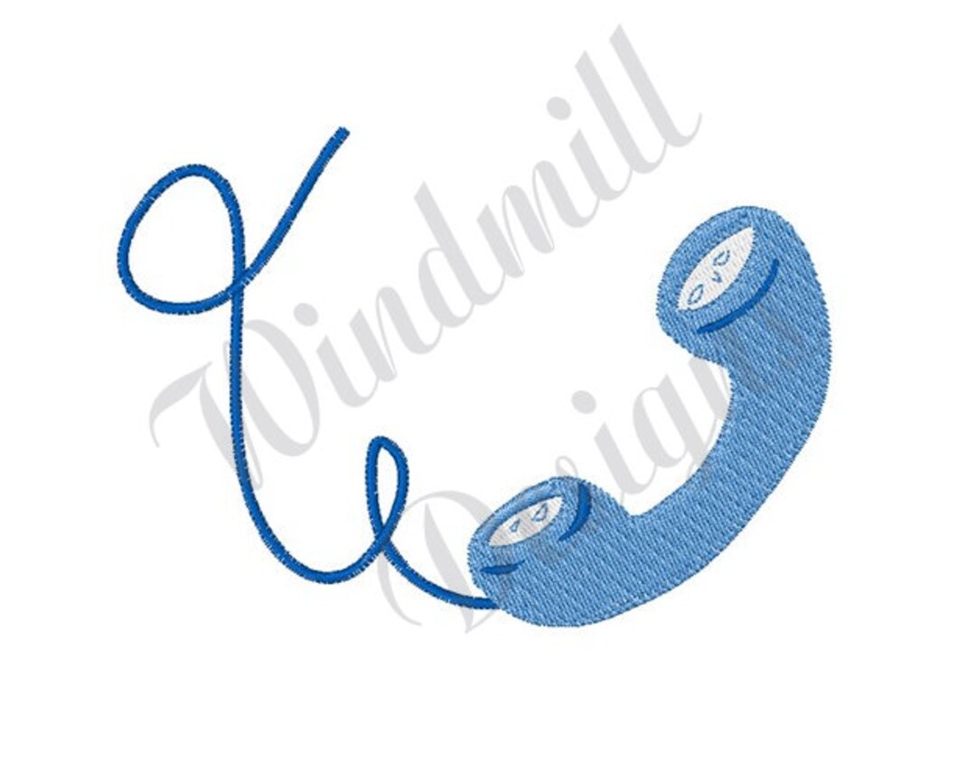 Telephone - Machine Embroidery Design, Embroidery Designs, Machine ...