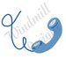 Telephone - Machine Embroidery Design, Embroidery Designs, Machine ...