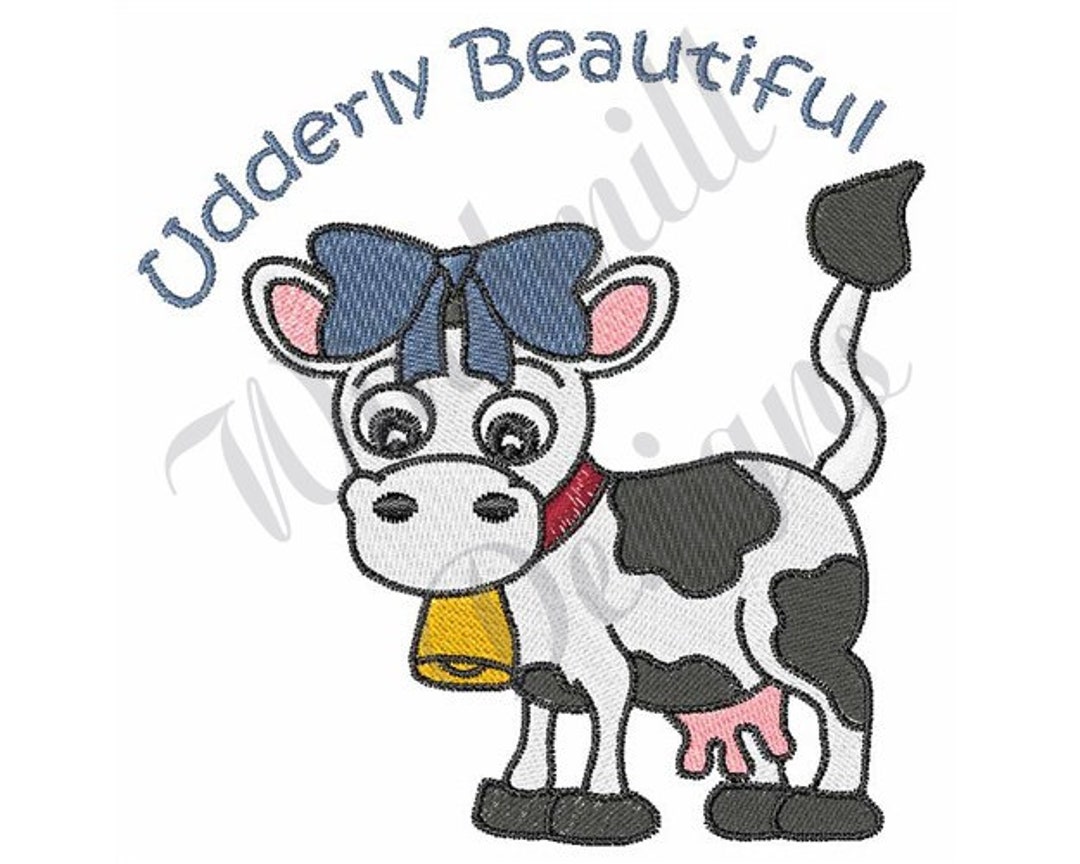 Beautiful Cow - Machine Embroidery Design, Embroidery Designs, Machine ...