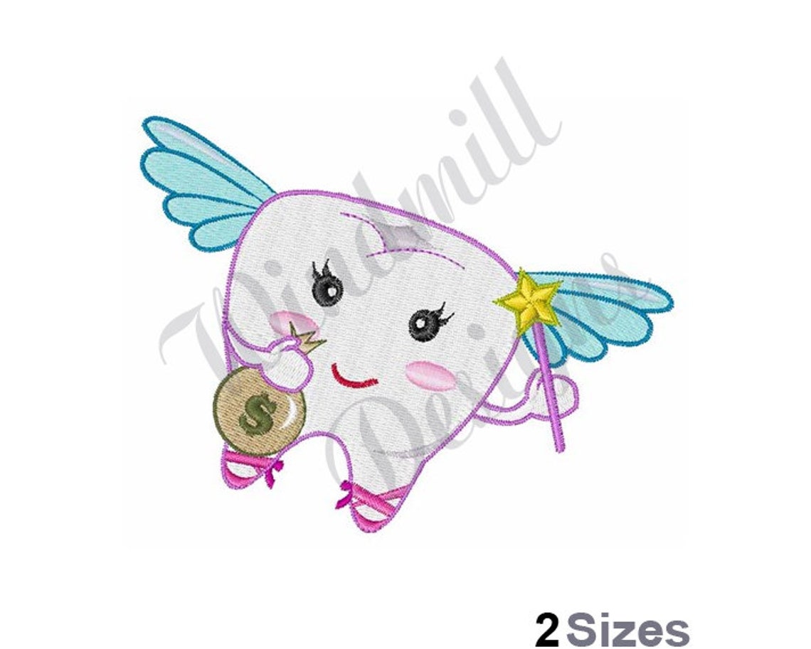 Tooth Fairy - Machine Embroidery Design, Embroidery Designs, Machine ...