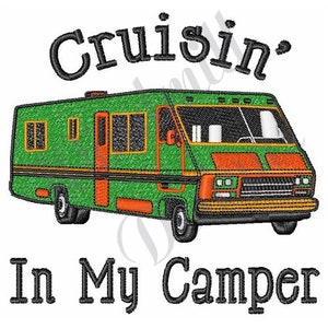 RV Camper - Machine Embroidery Design, Embroidery Designs, Machine ...