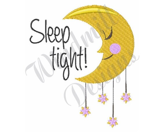 Sleep Tight Machine Embroidery Design Embroidery Designs - Etsy