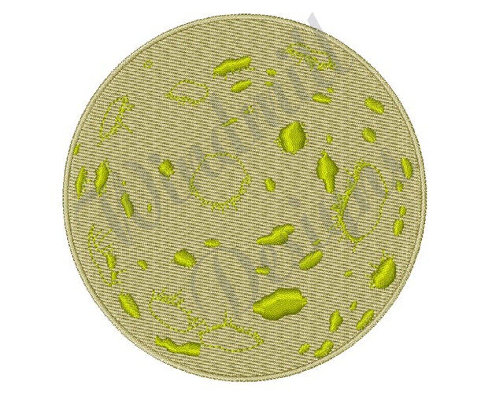 Full Moon Machine Embroidery Design Embroidery Designs | Etsy