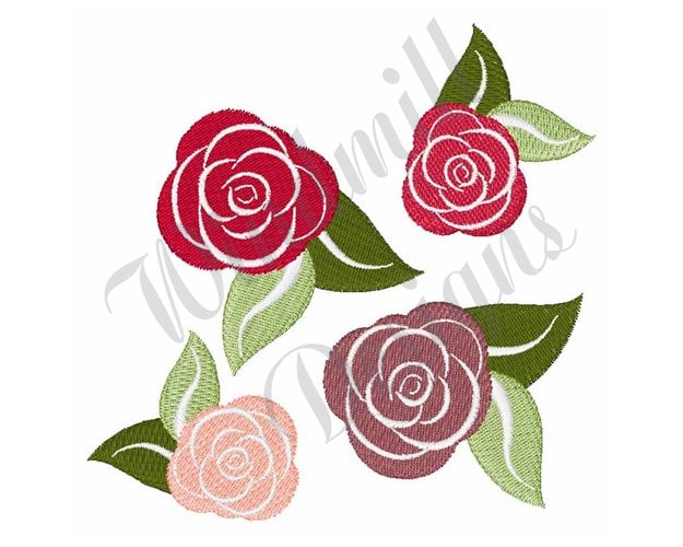 Roses Machine Embroidery Design, Embroidery Designs, Machine Embroidery ...