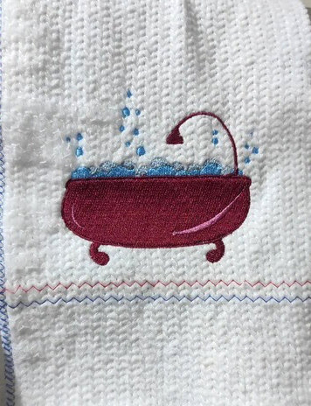Bath Tub - Machine Embroidery Design, Embroidery Designs, Machine ...
