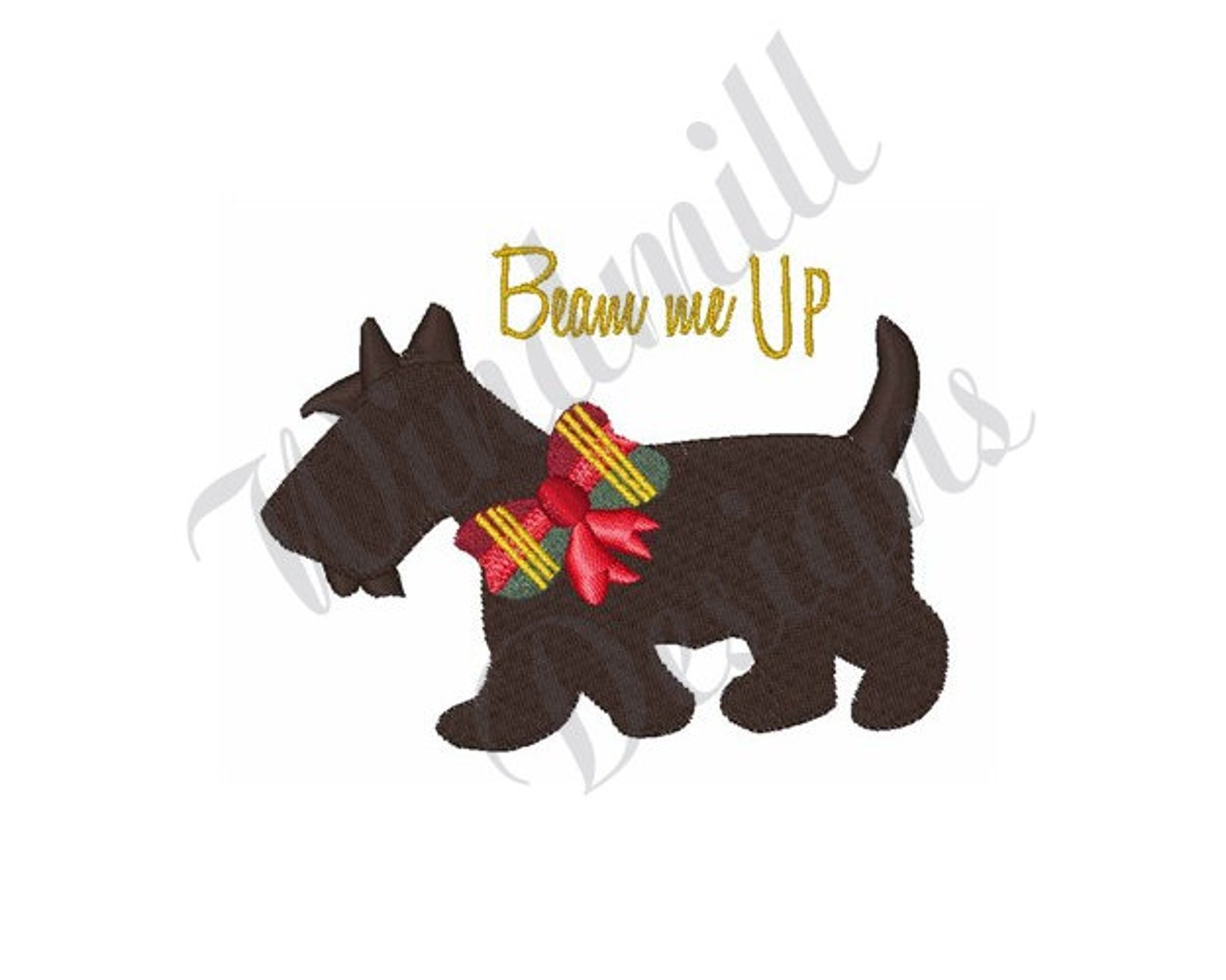 Scottie Dog - Machine Embroidery Design, Embroidery Designs, Machine ...