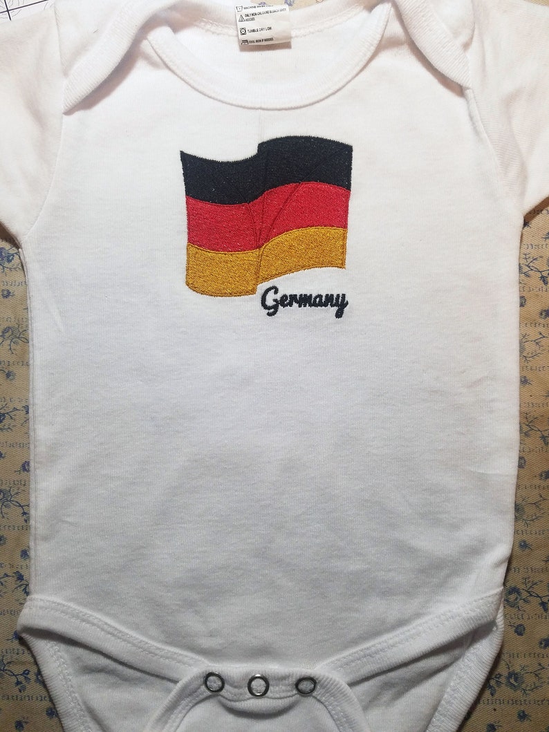 Flag Of Germany Machine Embroidery Design Embroidery | Etsy