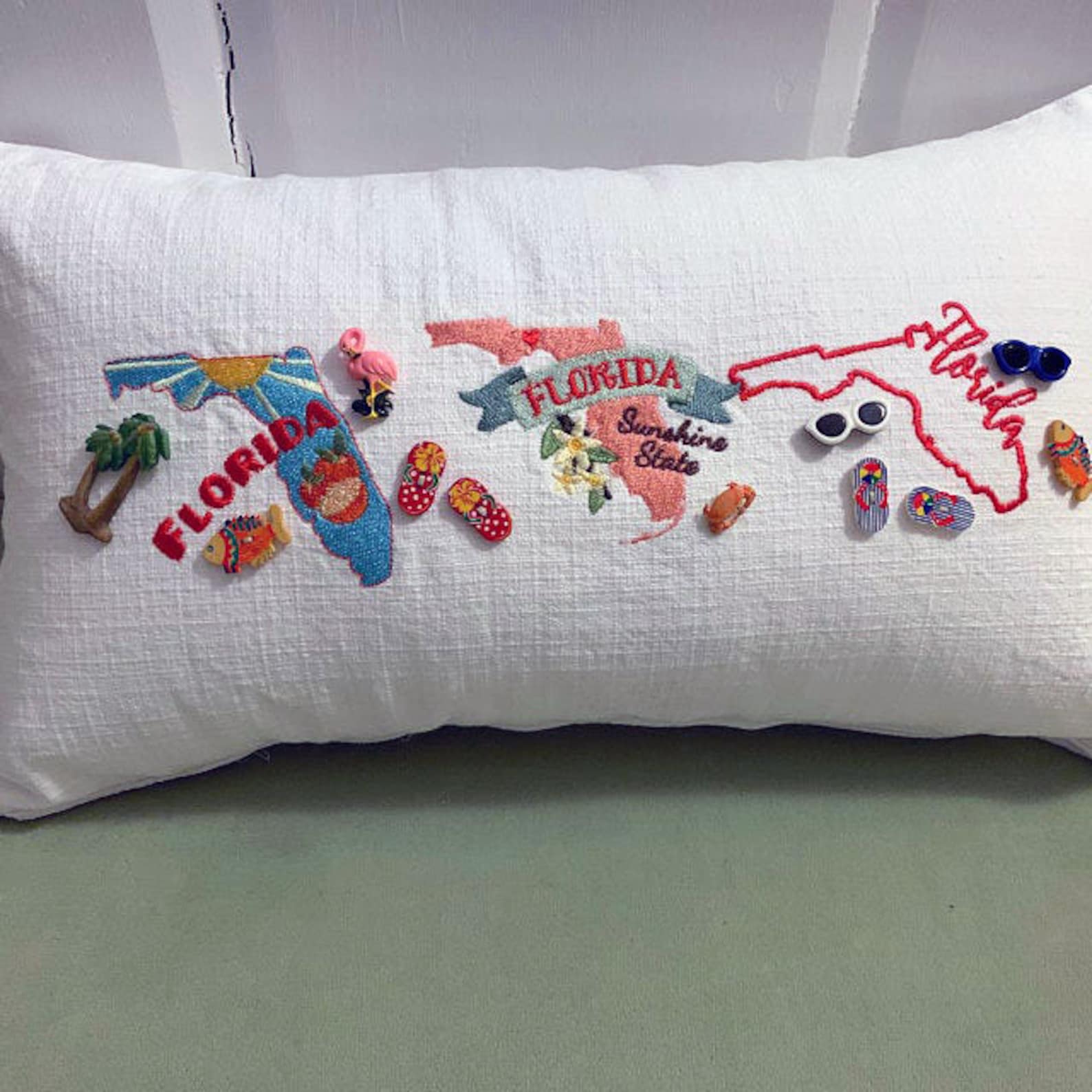 Florida Citrus Sunshine State Machine Embroidery Design - Etsy