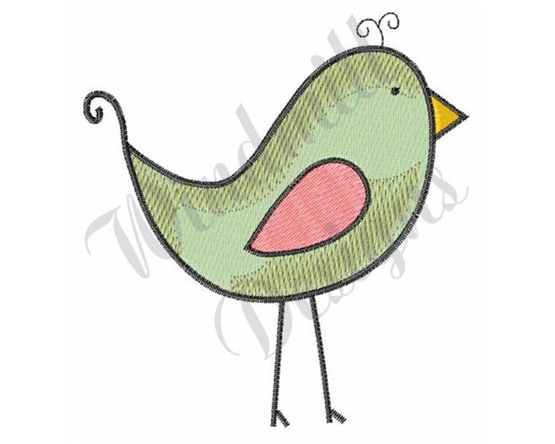 Cute Bird,machine Embroidery Design, Embroidery Designs, Machine ...