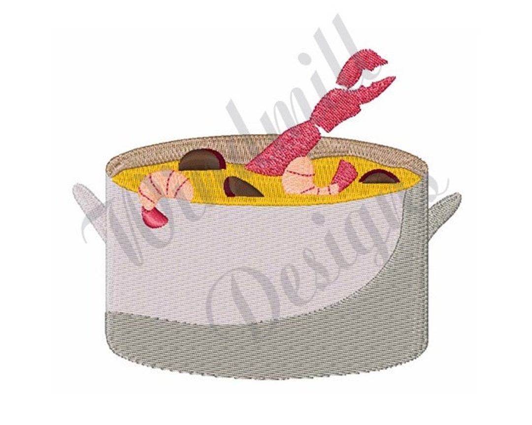 Gumbo Pot - Machine Embroidery Design, Embroidery Designs, Machine ...