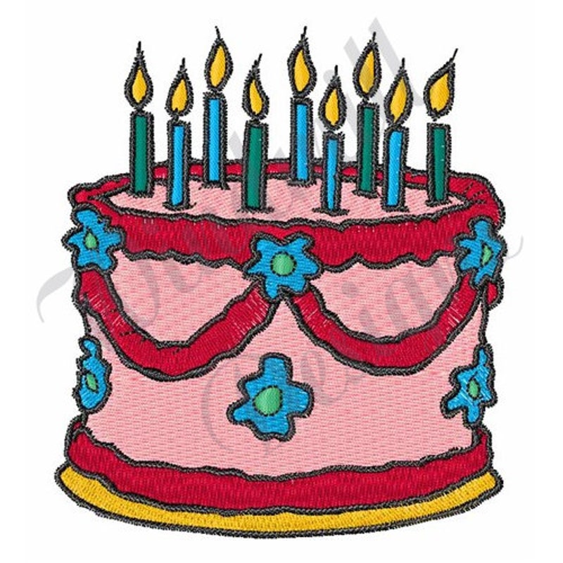 Cake Embroidery - Etsy