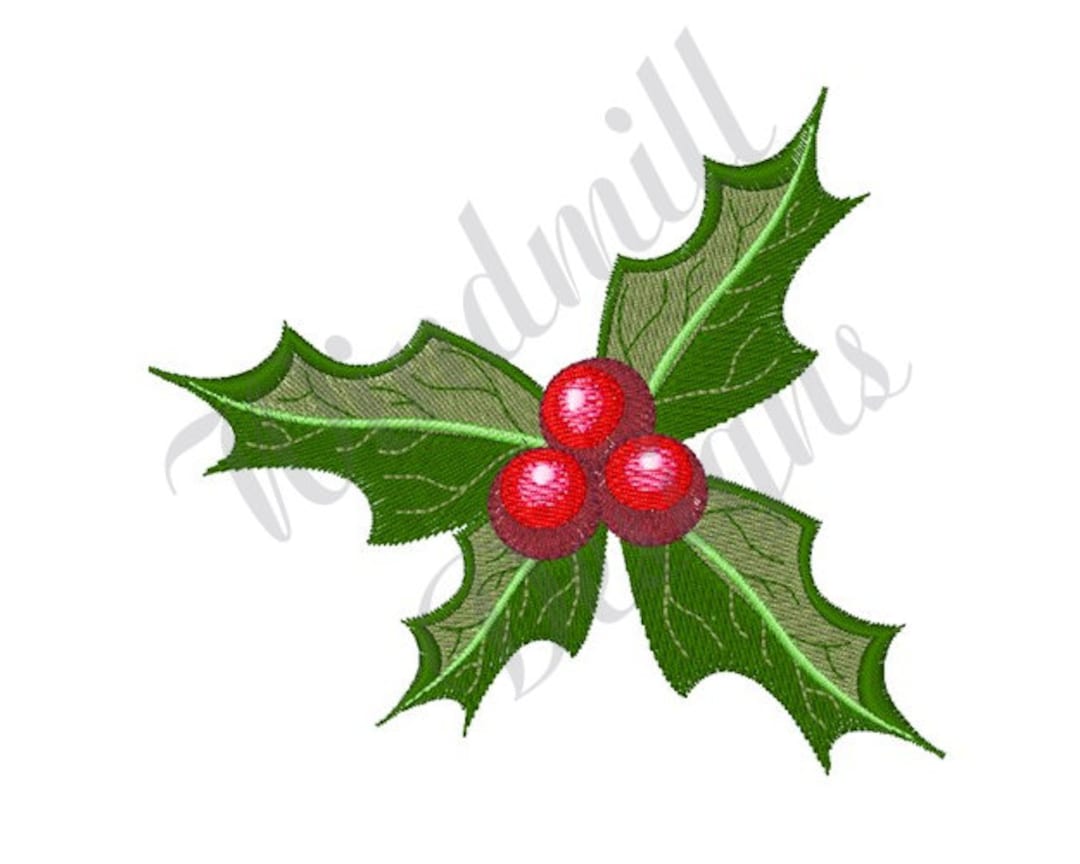 Holly - Machine Embroidery Design, Embroidery Designs, Machine ...