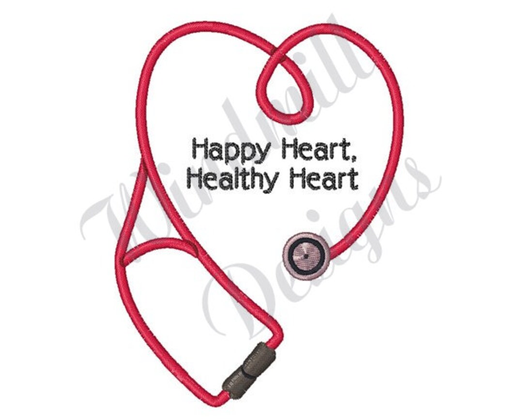 Stethoscope Heart Nurse- Machine Embroidery Design, Embroidery Designs ...