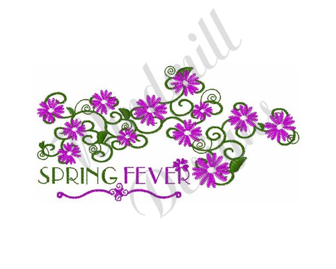 Spring Fever Flowers - Machine Embroidery Design, Embroidery Designs ...