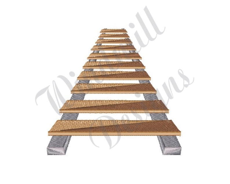 Train Tracks - Machine Embroidery Design, Embroidery Designs, Machine ...