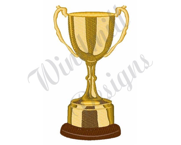 Trophy Machine Embroidery Design Embroidery Designs - Etsy