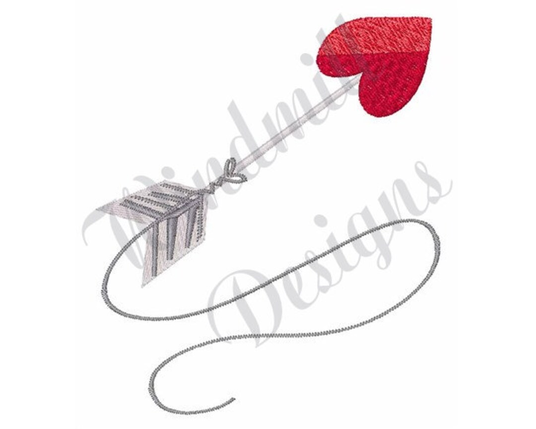 Cupid Arrow - Machine Embroidery Design, Embroidery Designs, Machine ...