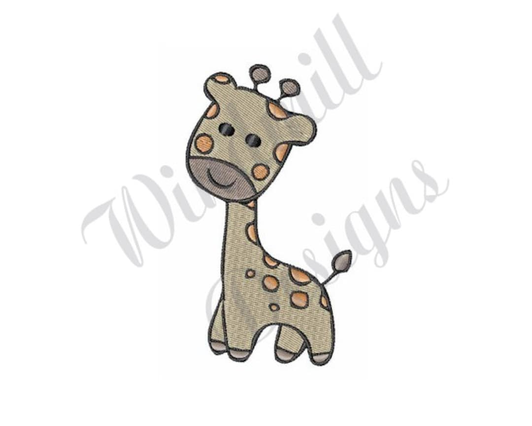 Long Day Giraffe - Machine Embroidery Design, Embroidery Designs ...