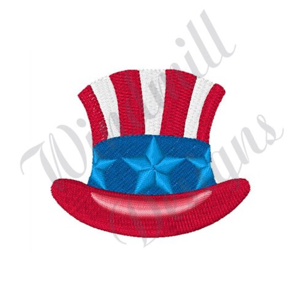 Uncle Sam Top Hat - Etsy