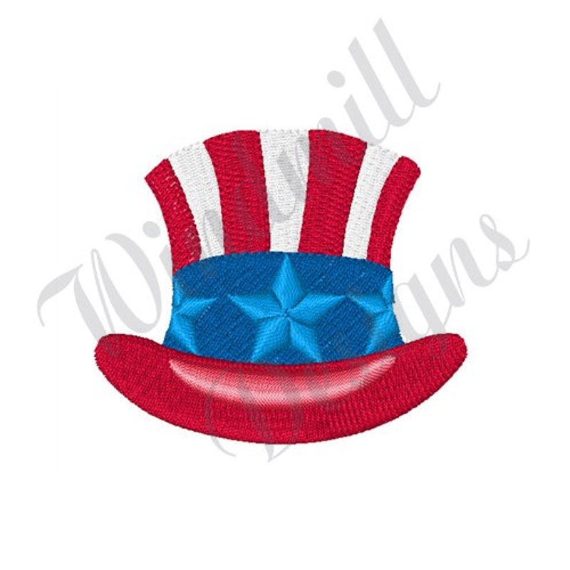 Uncle Sam Top Hat - Etsy