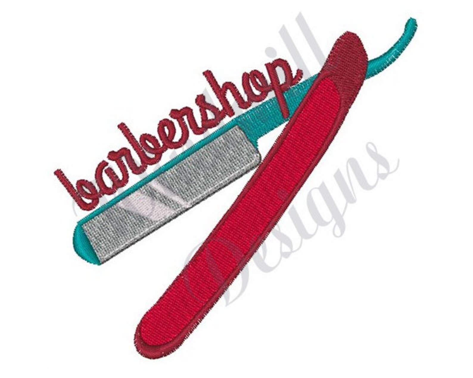 Barbershop Razor -machine Embroidery Design, Embroidery Designs ...