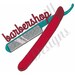 Barbershop Razor -machine Embroidery Design, Embroidery Designs ...