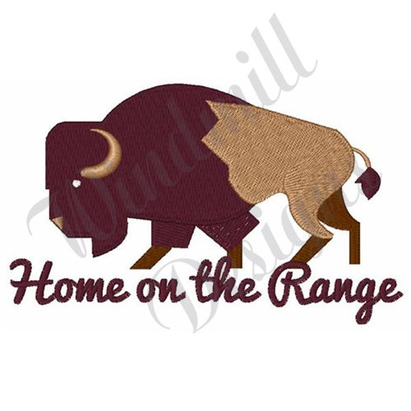 Buffalo Embroidery Pattern - Etsy