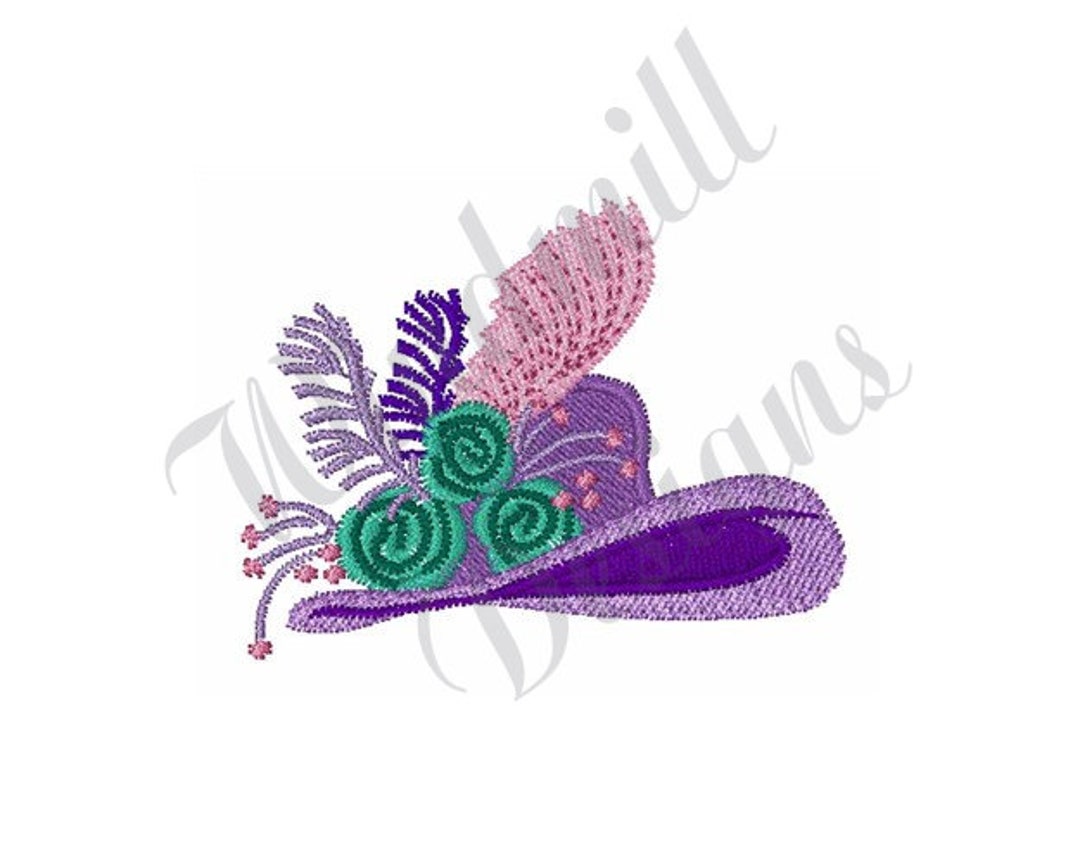 Fancy Hat - Machine Embroidery Design, Embroidery Designs, Machine ...