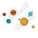 Solar System Planets - Machine Embroidery Design, Embroidery Designs ...