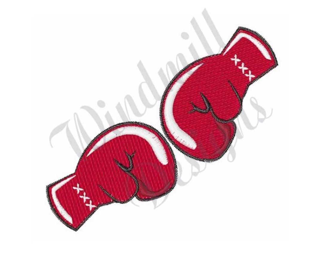Boxing Gloves - Machine Embroidery Design, Embroidery Designs, Machine ...