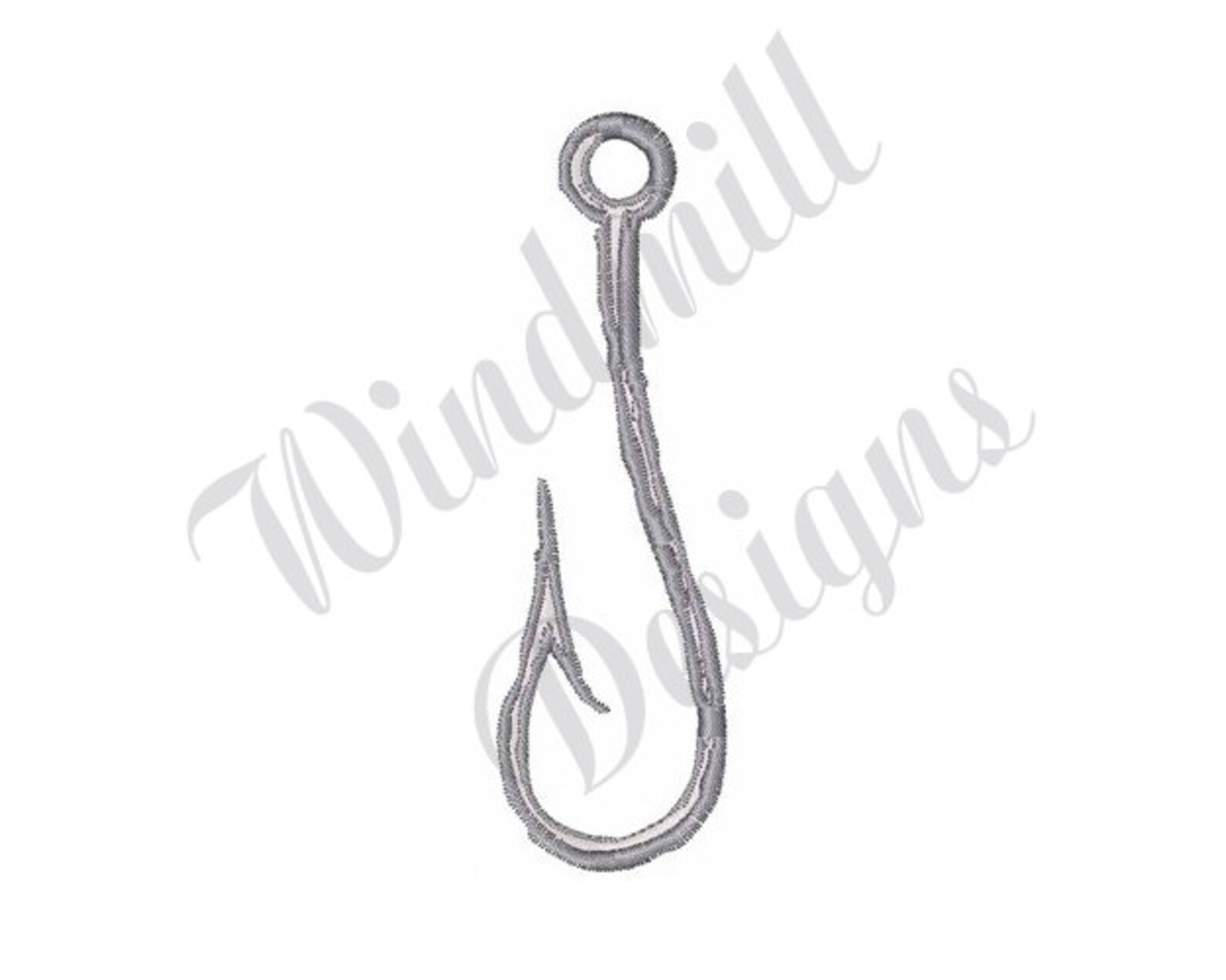 Fish Hook - Machine Embroidery Design, Embroidery Designs, Machine ...