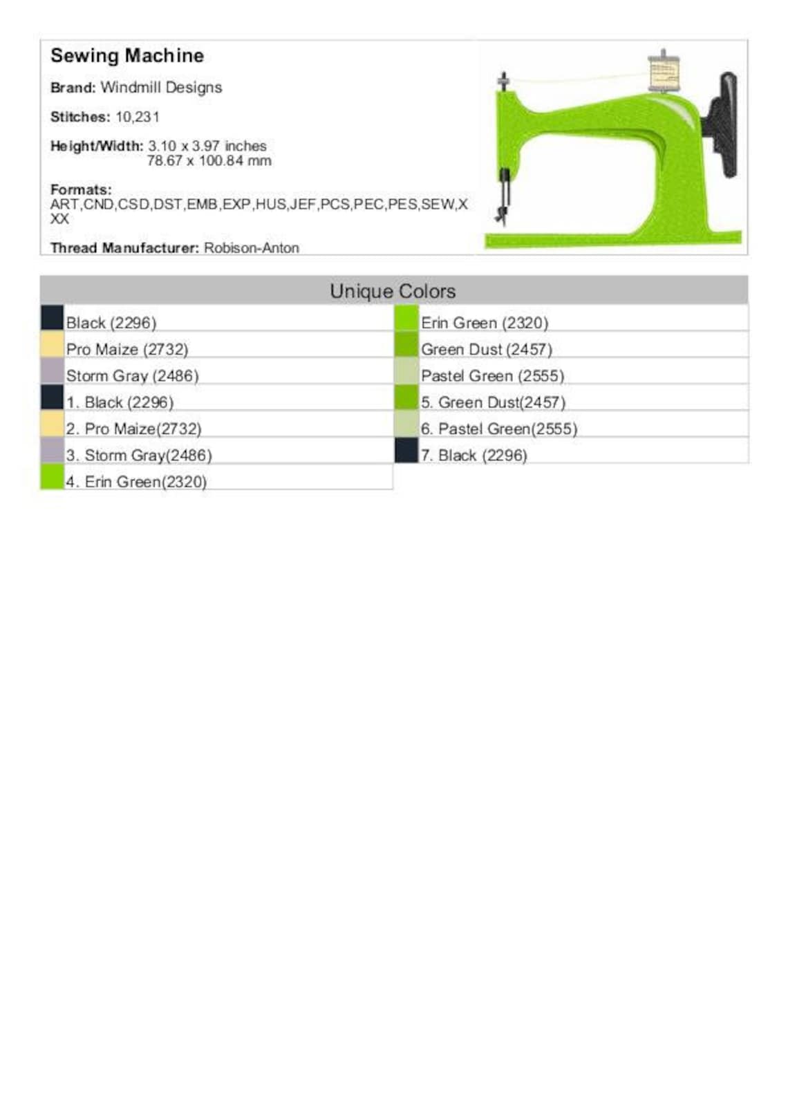 Antique Sewing Machine Machine Embroidery Design Embroidery - Etsy