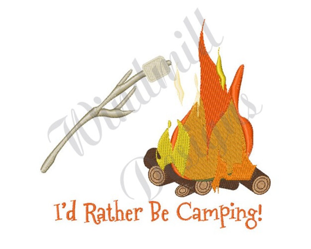 Campfire - Machine Embroidery Design, Embroidery Designs, Embroidery ...
