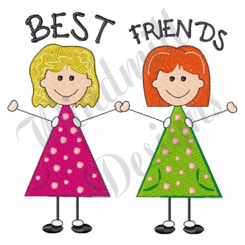 Friends Embroidery - Etsy