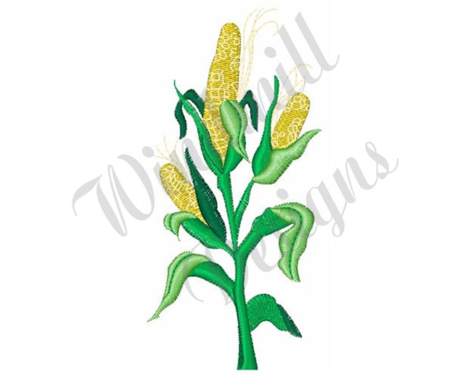 Corn Stalk - Machine Embroidery Design, Embroidery Designs, Machine ...