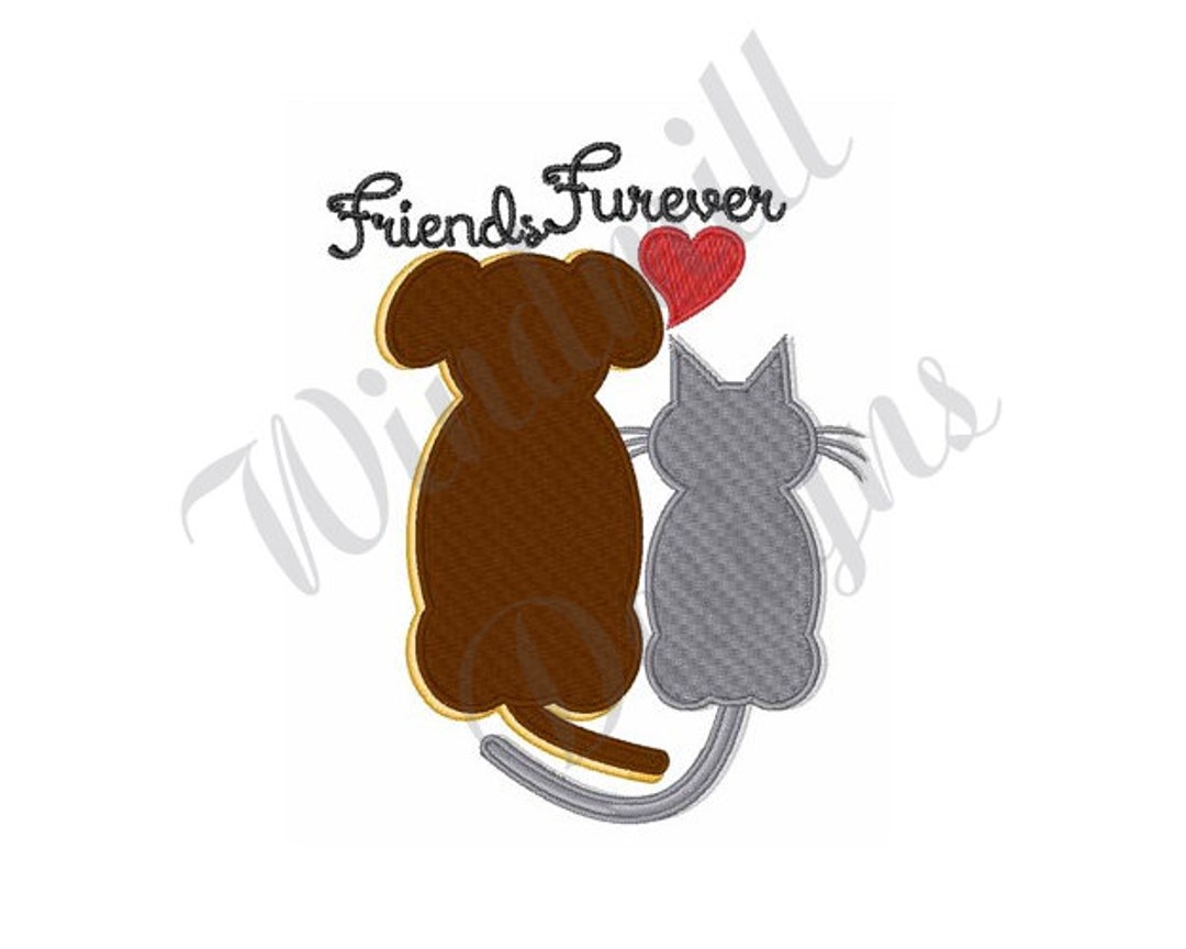Friends Forever- Machine Embroidery Design, Embroidery Designs, Machine ...