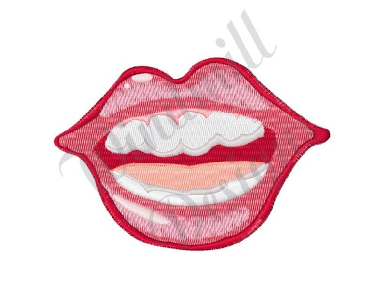 Open Mouth Machine Embroidery Design Embroidery Designs - Etsy