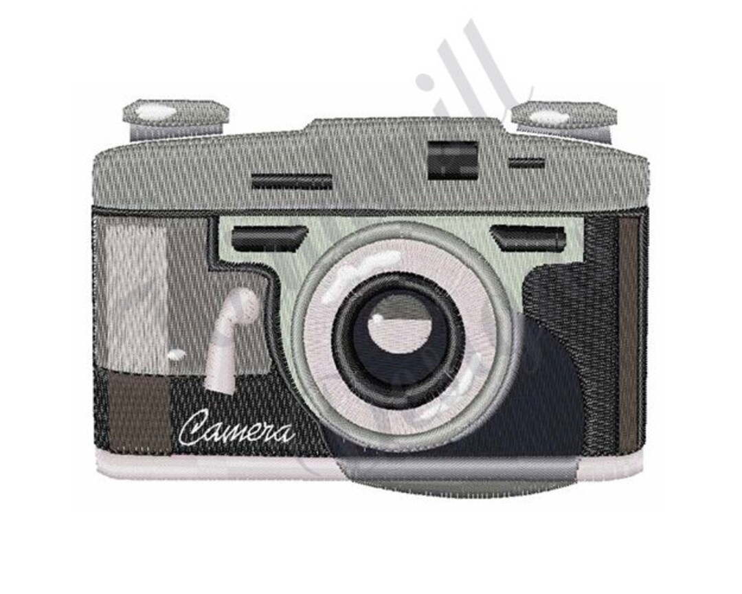 Camera - Machine Embroidery Design, Embroidery Designs, Machine ...