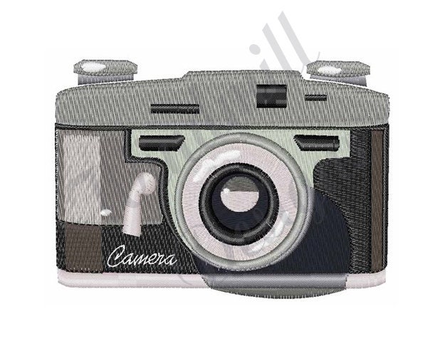 Camera - Machine Embroidery Design, Embroidery Designs, Machine ...