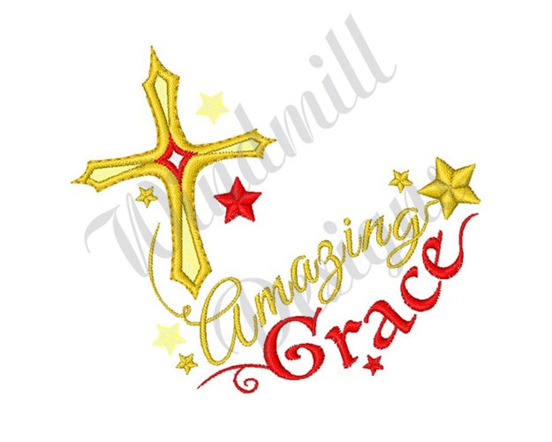 Amazing Grace - Machine Embroidery Design, Embroidery Designs, Machine ...