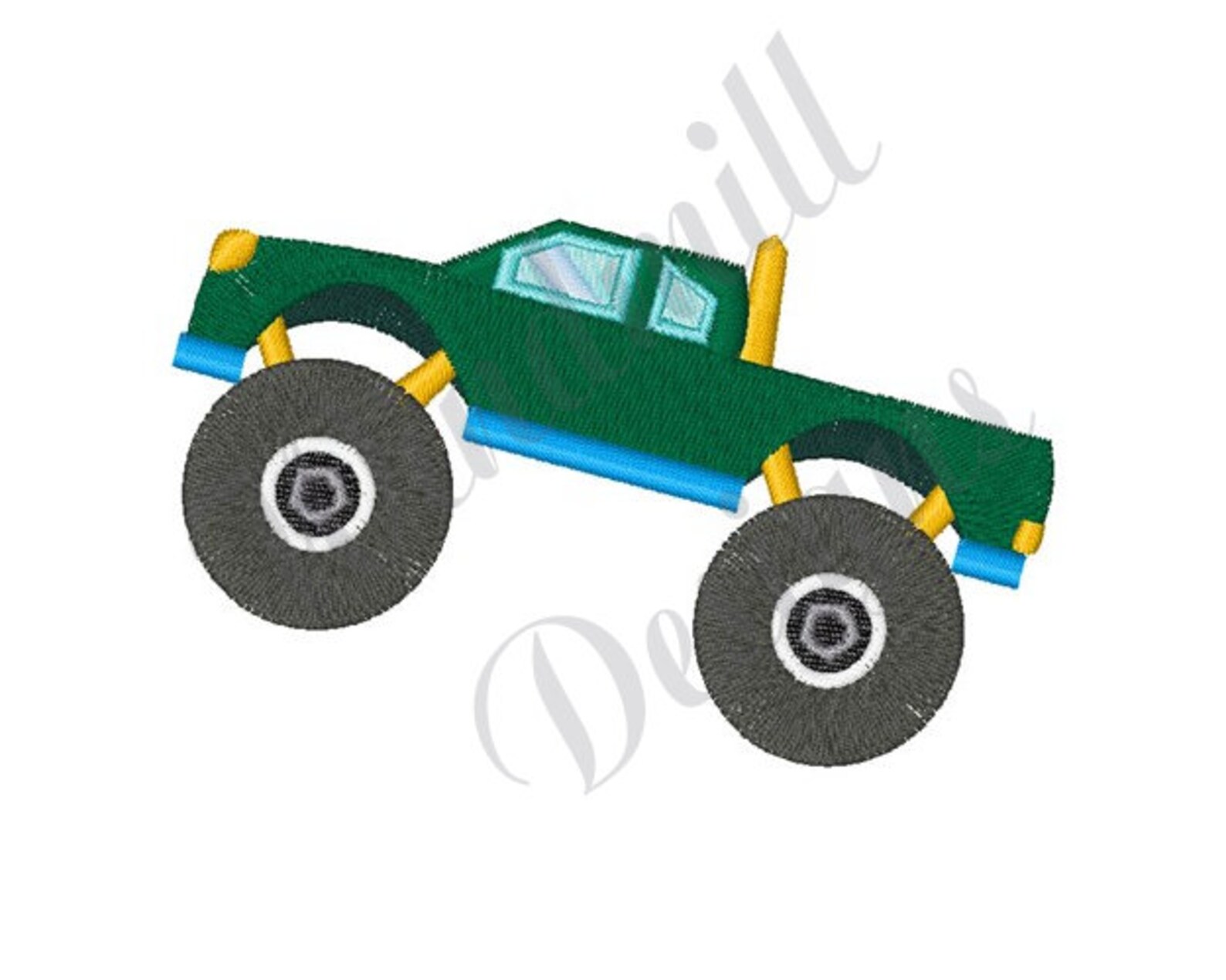 Monster Truck - Machine Embroidery Design, Embroidery Designs, Machine ...