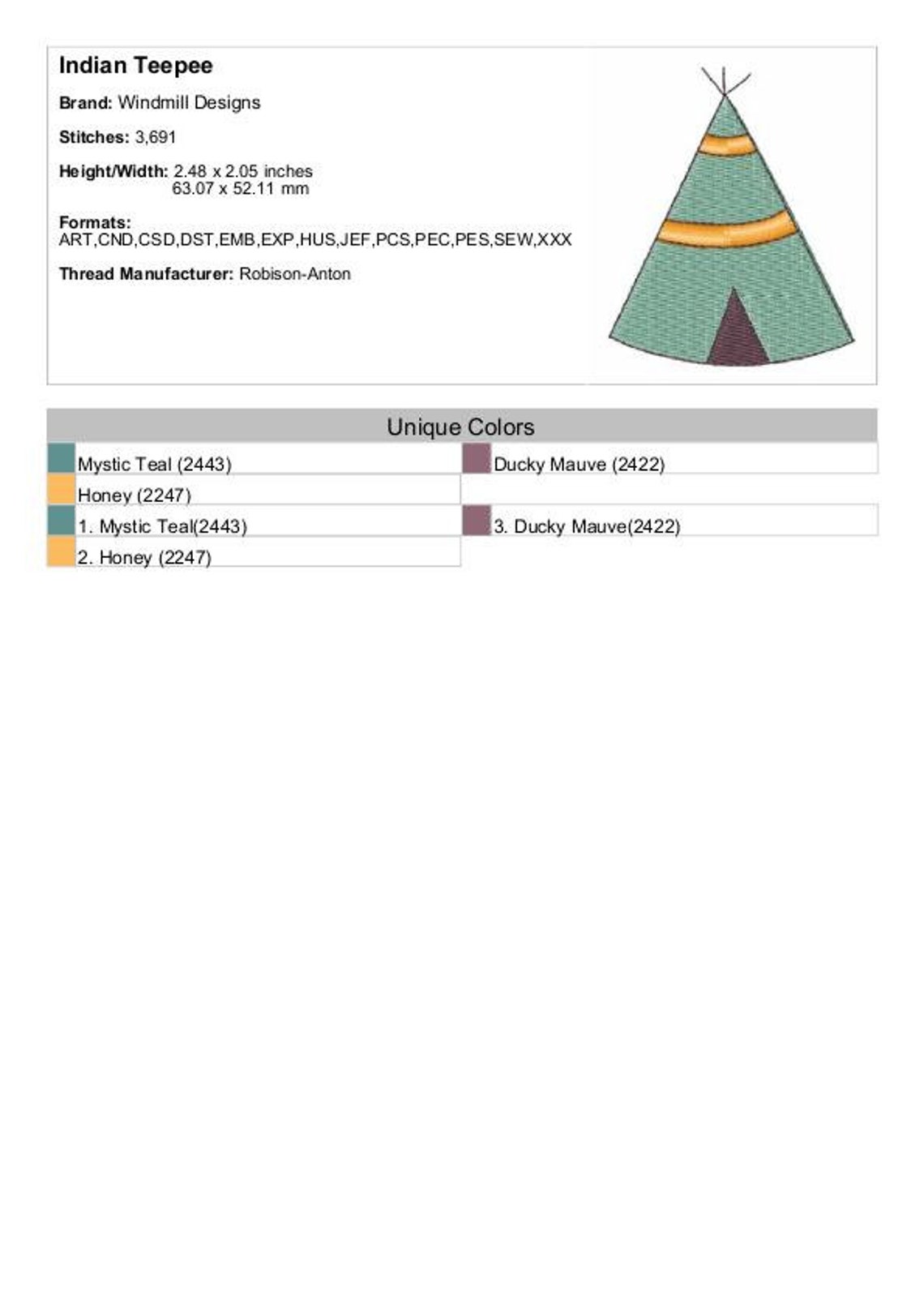Indian Teepee - Machine Embroidery Design, Embroidery Designs, Machine ...