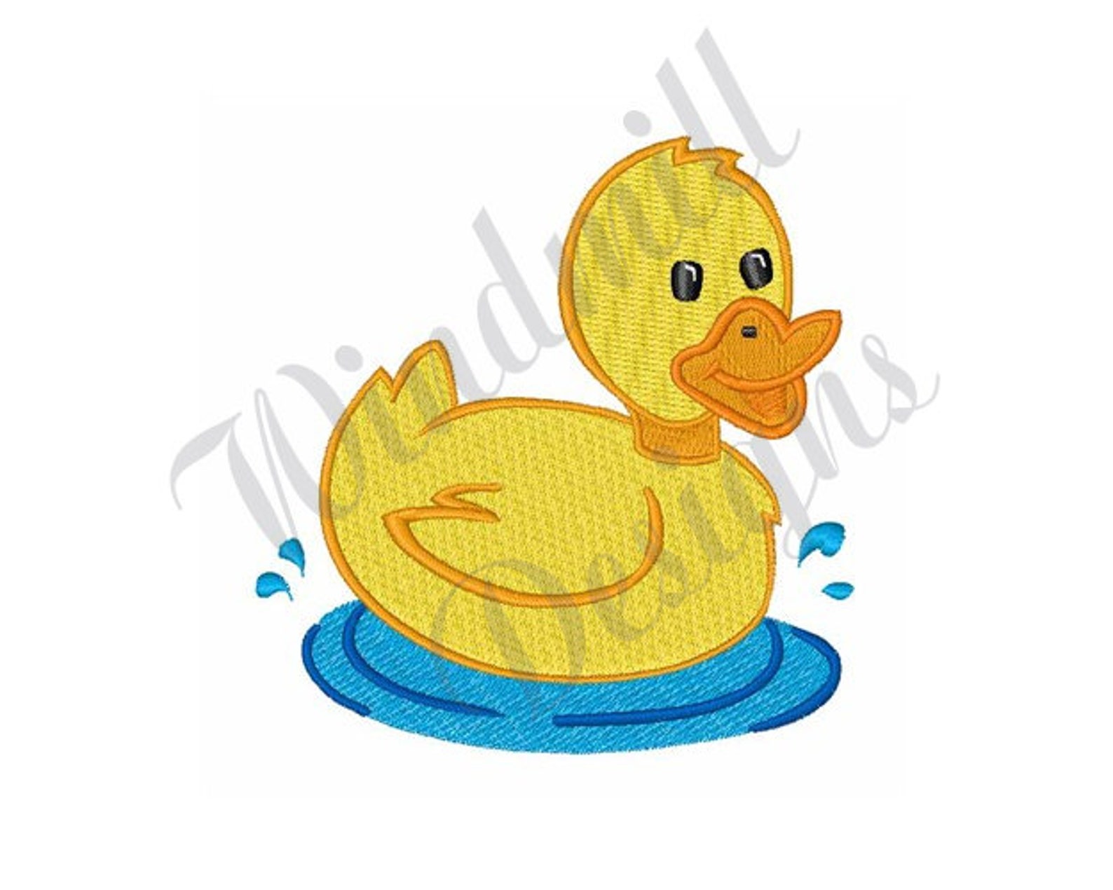 Bath Time Rubber Duck Machine Embroidery Design Embroidery - Etsy