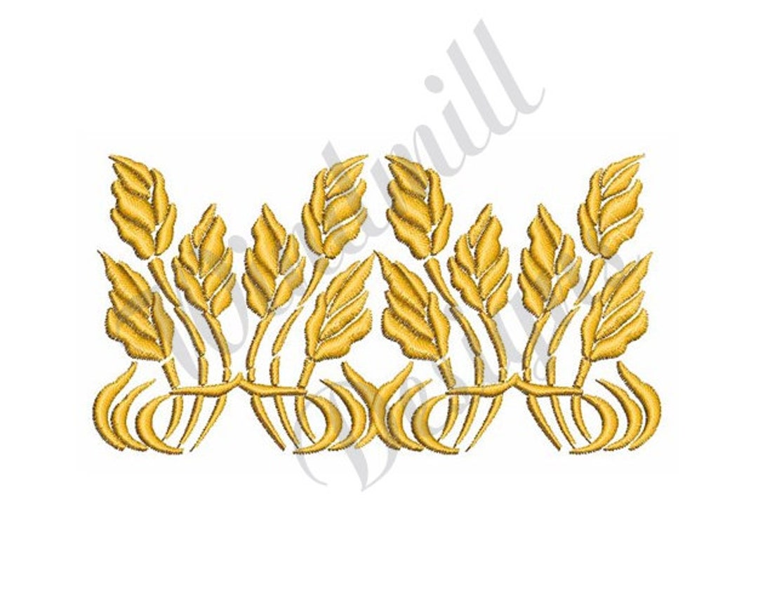 Wheat Stalks - Machine Embroidery Design, Embroidery Designs, Machine ...