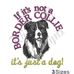 Border Collie - Machine Embroidery Design, Embroidery Designs, Machine ...