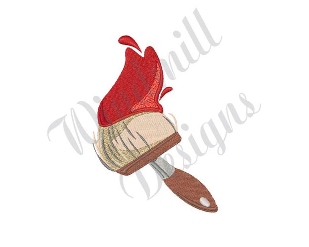 Paint Brush - Machine Embroidery Design, Embroidery Designs, Machine ...