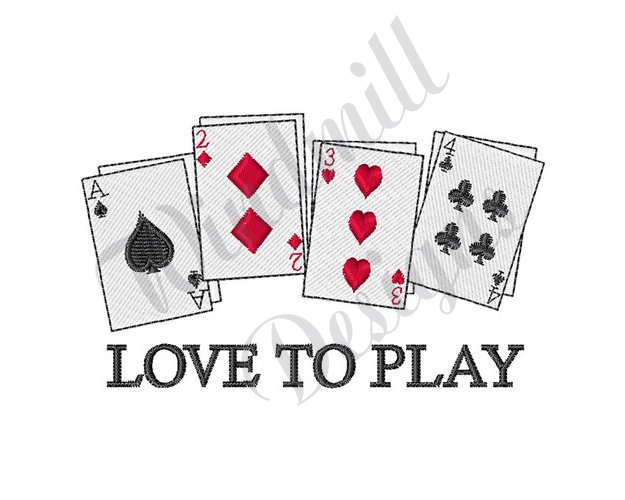 Playing Cards - Machine Embroidery Design, Embroidery Designs, Machine ...