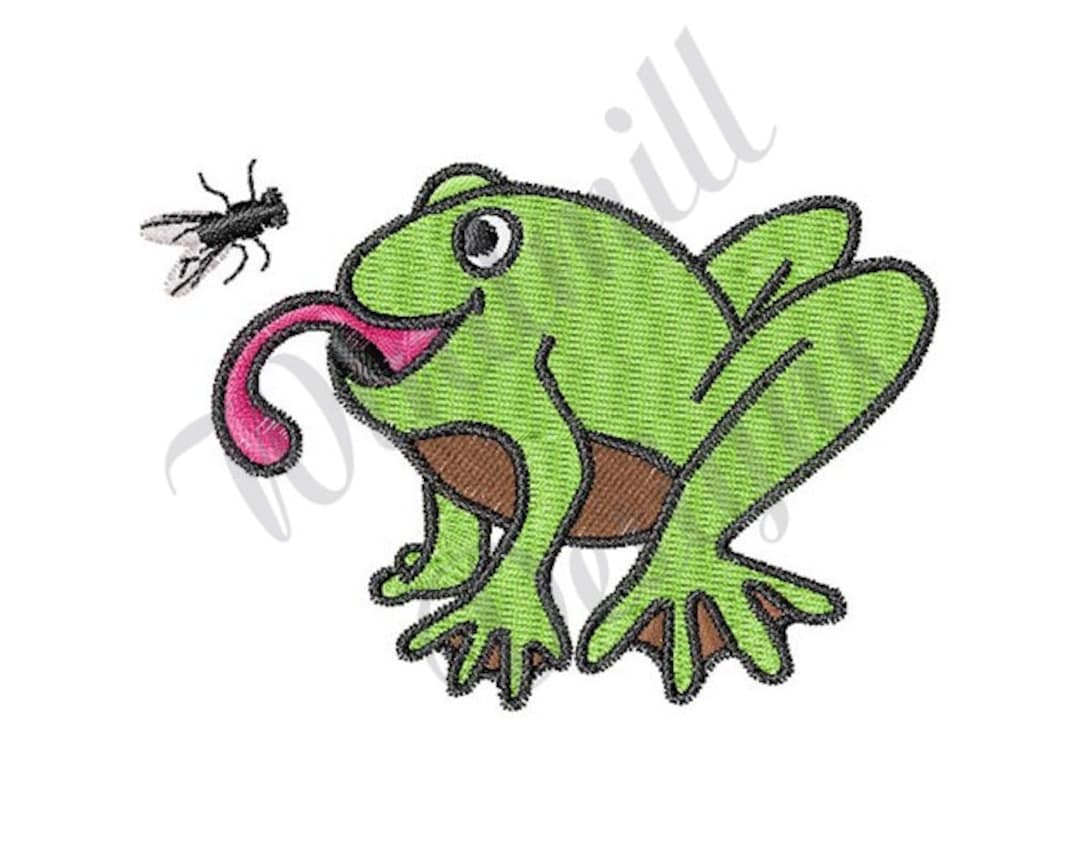 Cute Frog - Machine Embroidery Design, Embroidery Designs, Machine ...